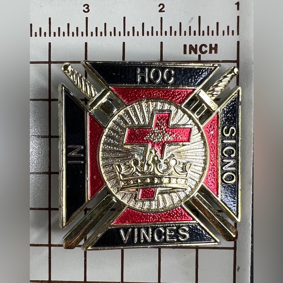 Accessories | Knights Templar Red Cross Masonic In Hoc Signo Vinces ...